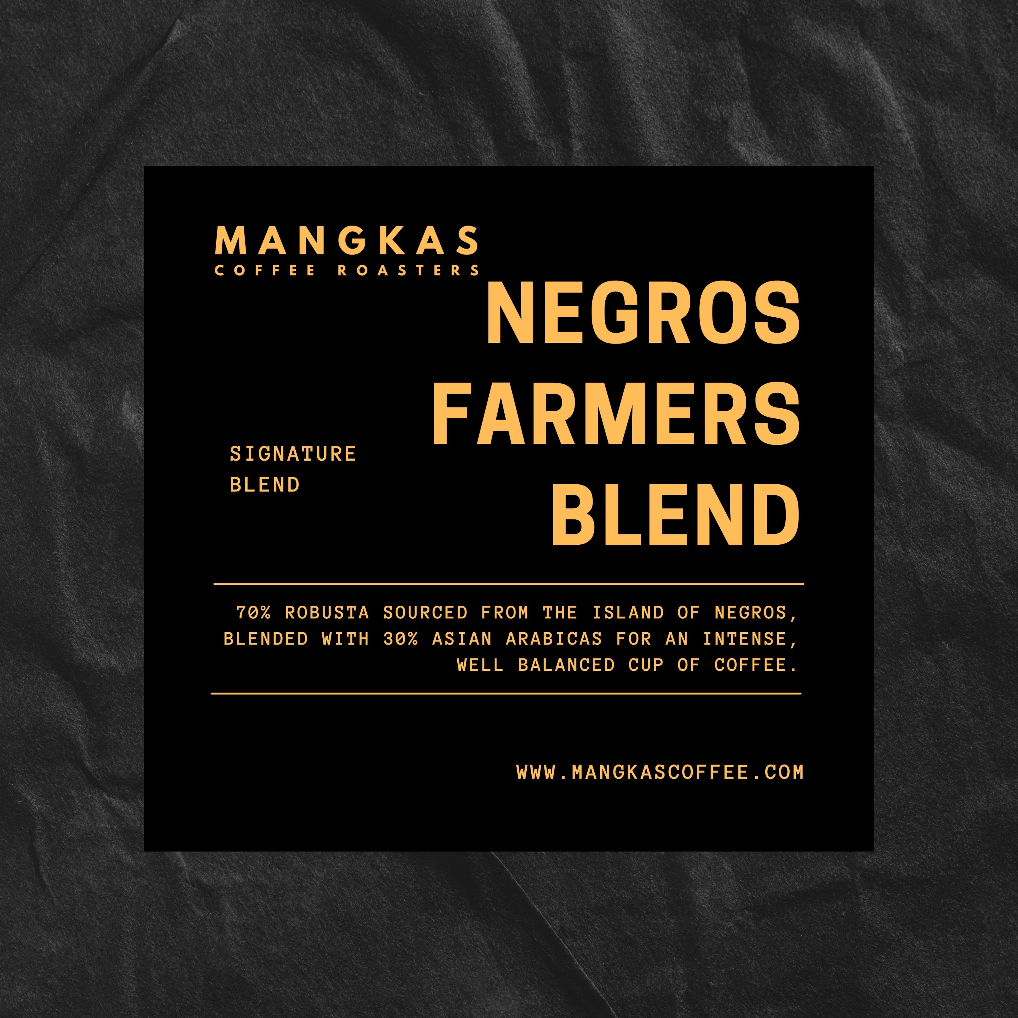 Negros Farmer's Blend – MANGKAS COFFEE ROASTERS
